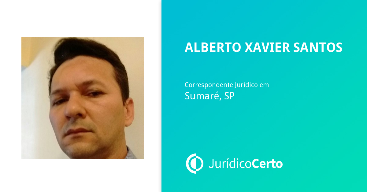 Alberto Xavier Santos, Estudante de Direito e Correspondente Jurídico ...