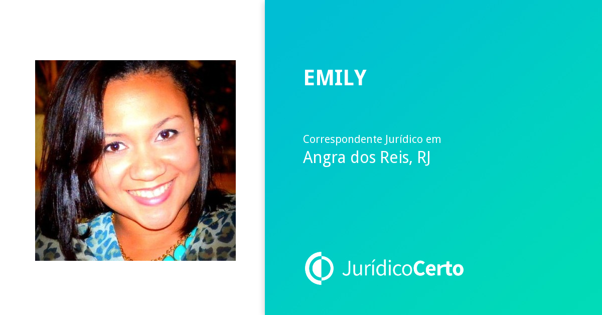Emily, Estudante de Direito e Correspondente Jurídico em Angra dos Reis ...