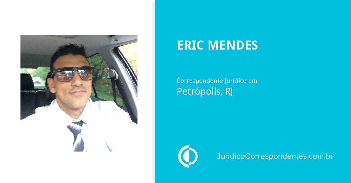 Eric Mendes, Bacharel em Direito e Correspondente Jurídico em ...