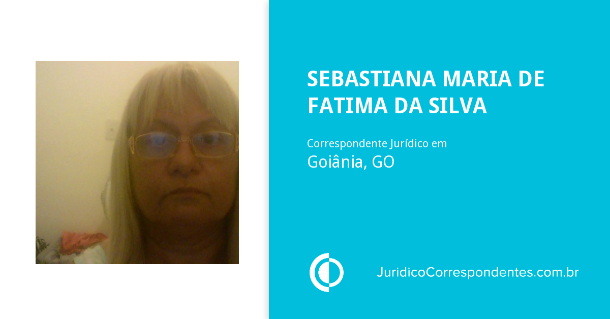 Sebastiana Maria de Fatima da Silva, Estudante de Direito e ...