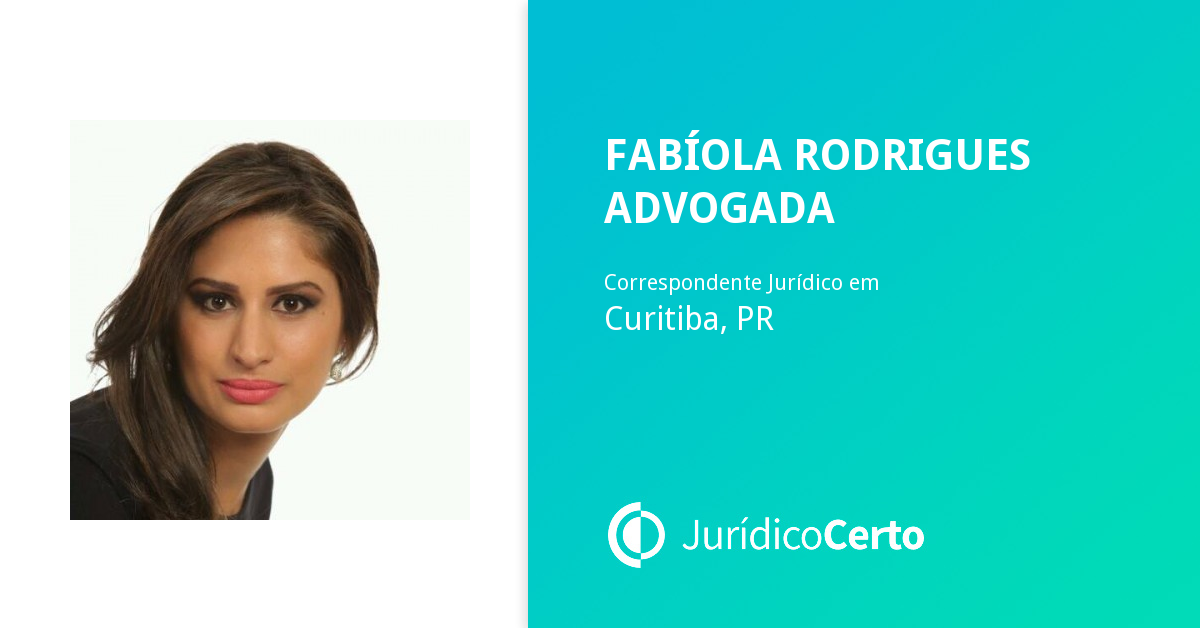 Fabíola Rodrigues Advogada, Bacharel em Direito e Correspondente ...