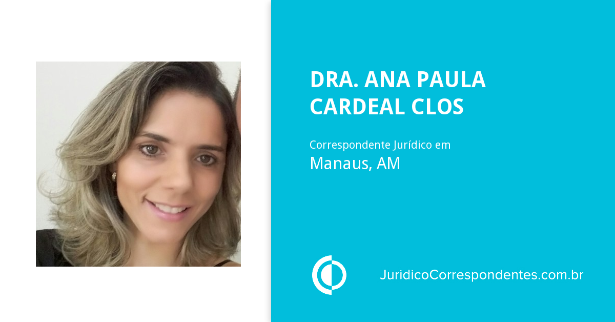 Dra. Ana Paula Cardeal Clos, Bacharel em Direito e Correspondente ...