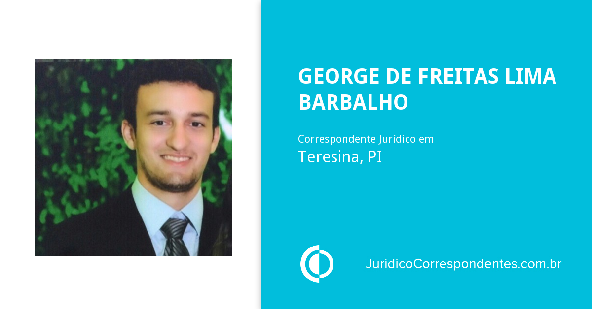 George de Freitas Lima Barbalho, Advogado e Correspondente Jurídico em ...